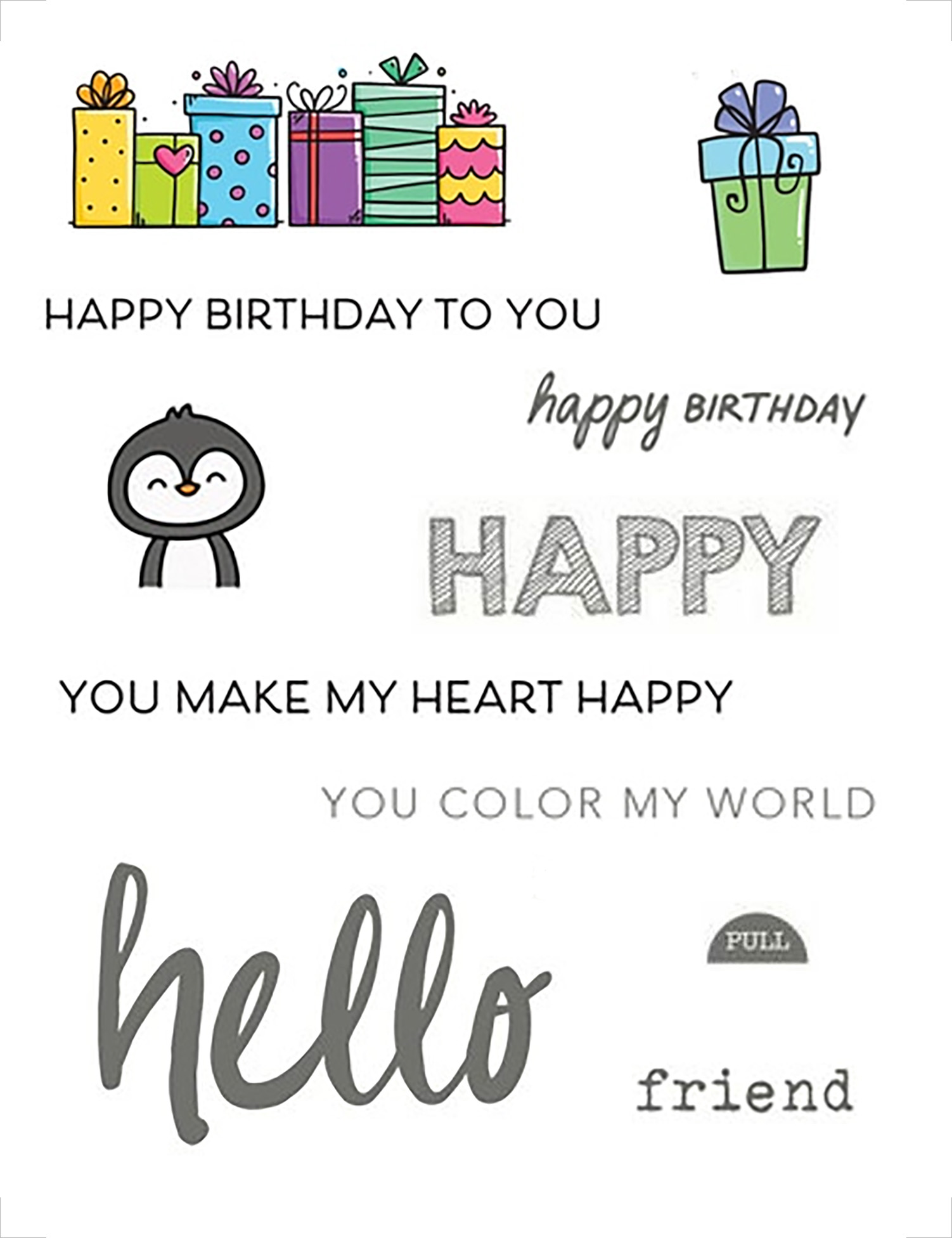 Stamp Joy 2021 stamp collection - Color My Life, Inc