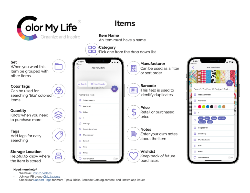 Support - Color My Life, Inc